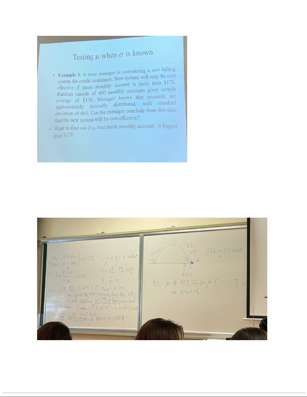 Hypothesis Testing Notes môn Thống kê trong kinh tế và kinh doanh ...