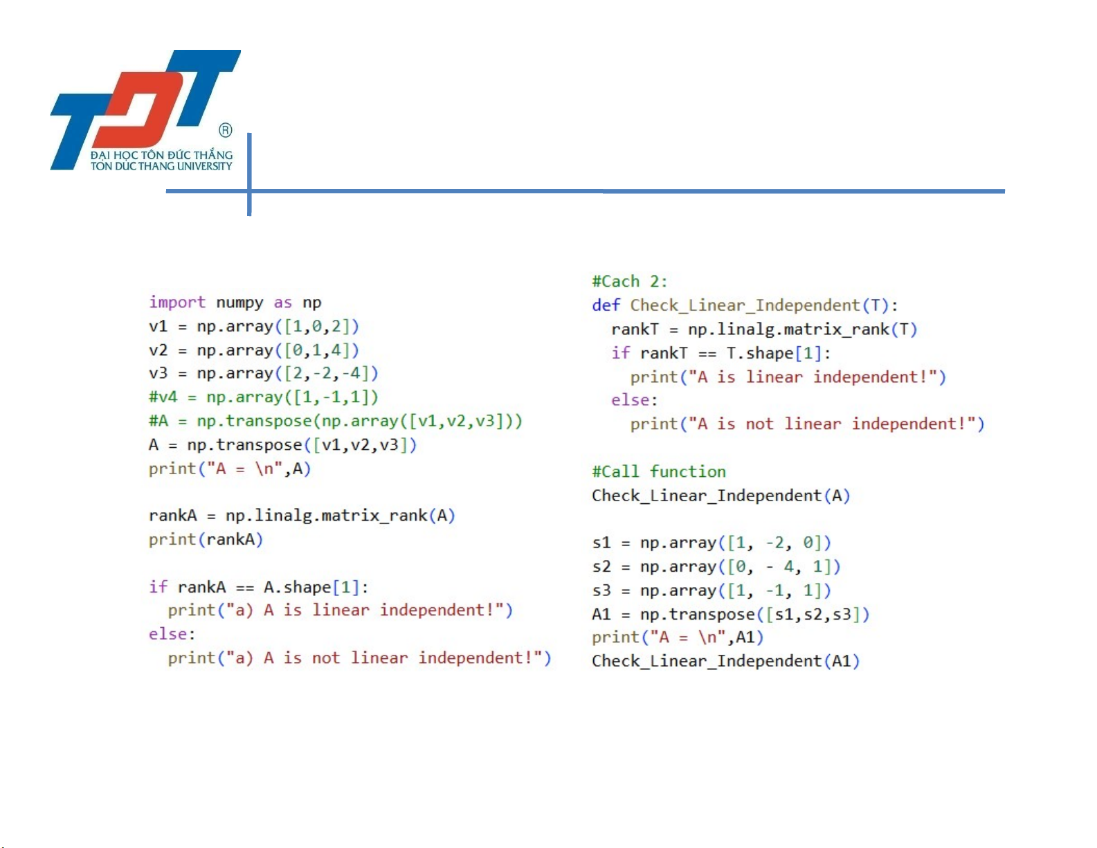 Slides_Linear_Algebra_Lab8 | PDF