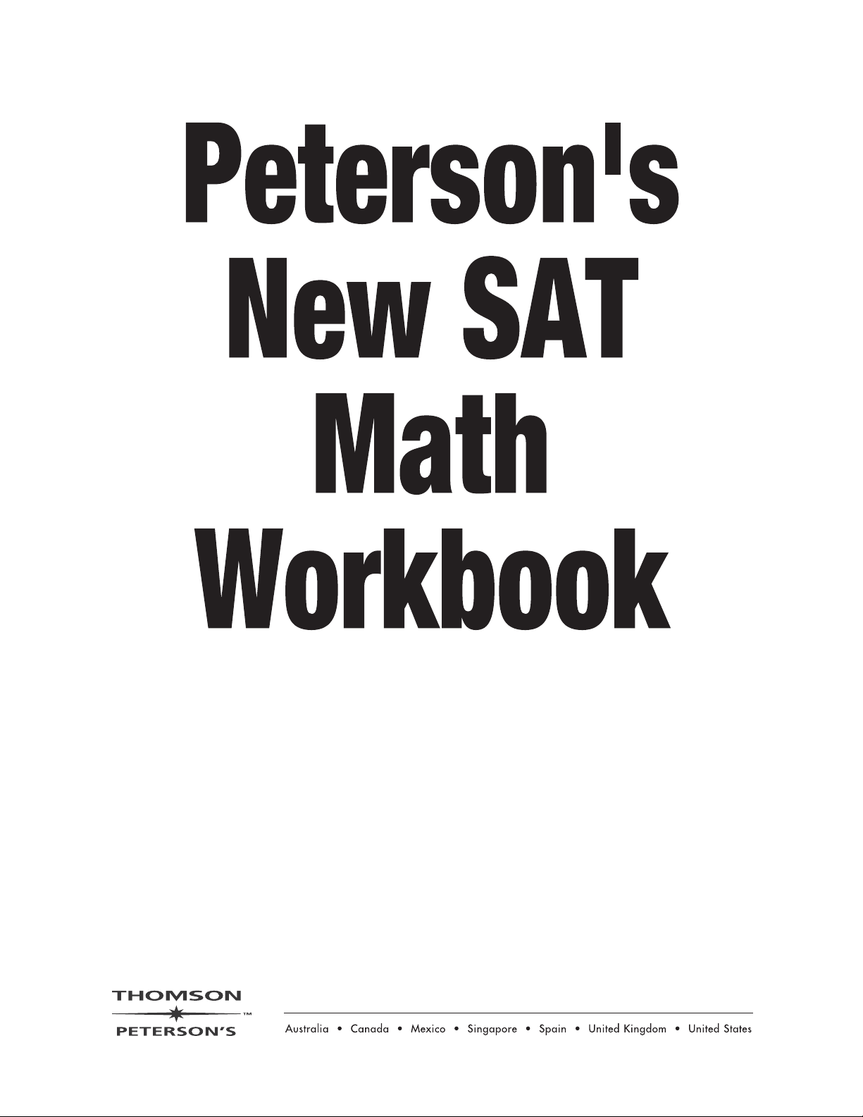New SAT Math Workbook8593 | PDF