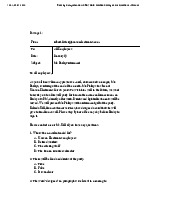 Reading Comprehension: PRE TOEIC Practice Passages and Questions môn ...