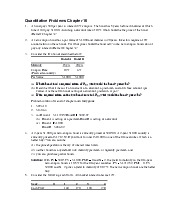 Quantitative Problems Chapter 10 - Môn Thị trường và các định chế tài chính - Đại Học Kinh Tế ...