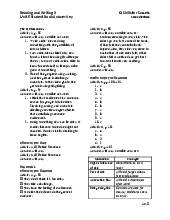 Reading and Writing 3 Q: Skills For Success Unit 5 Student Book Answer Key - Tài liệu tổng hợp | PDF