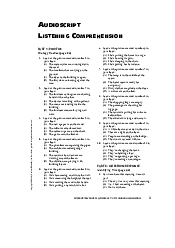 Toeic Introductory Audioscript môn English | Đại học Bách Khoa, Đại học Đà Nẵng | PDF