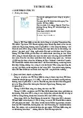 Tìm hiểu Công ty TH TRUE MILK môn Quản trị kinh doanh | Trường Đại học Kinh doanh và Công nghệ ...