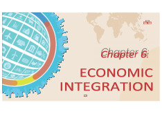 CHapter 6 Economic Integration - Môn Kinh tế vĩ mô - Đại Học Kinh Tế - Đại học Đà Nẵng | PDF