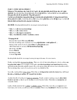 Speaking Vstep B1 C1 Part 3 | PDF