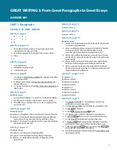 Great Writing 3 (5th Edition) : From Great Paragraphs To Great Essays ...