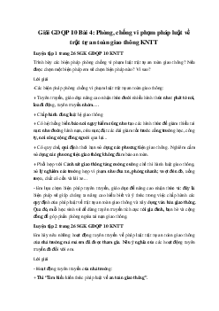 Giải GDQP 10 Bài 4 KNTT | PDF
