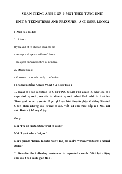 Unit 3 lớp 9 A closer look 2 | PDF