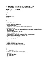 PHƯƠNG TRINH DƯỜNG ELIP | PDF