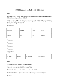 Giải Tiếng Anh 11 Unit 2: 2C Listening | Friends Global | PDF