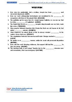 Word form 29-03-2018 without key | PDF