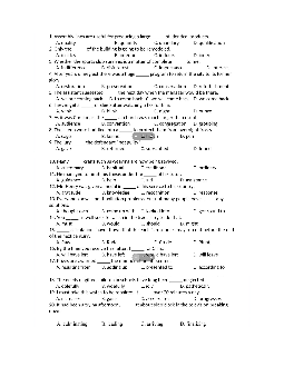 Lexico and grammar ôn thi Chuyên Tiếng Anh | PDF